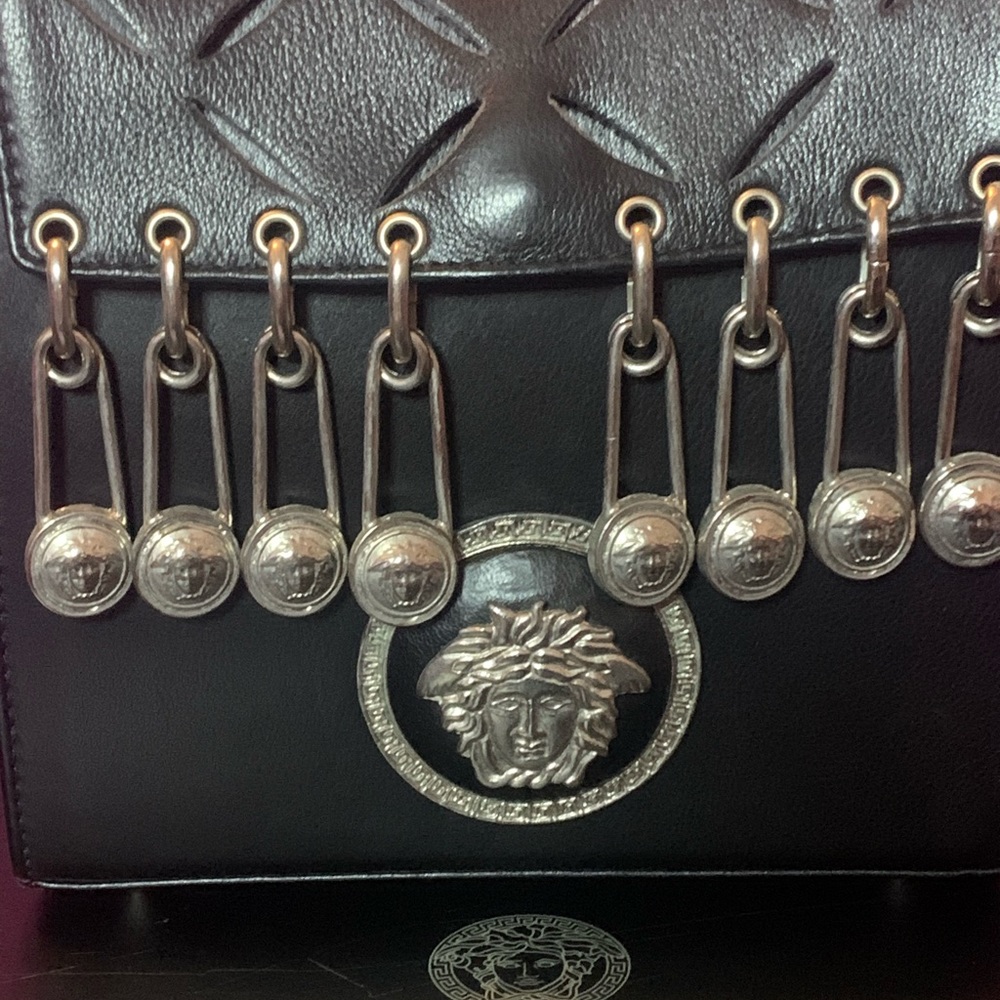 Gianni Versace Iconic Safety Pin Bag - Gem
